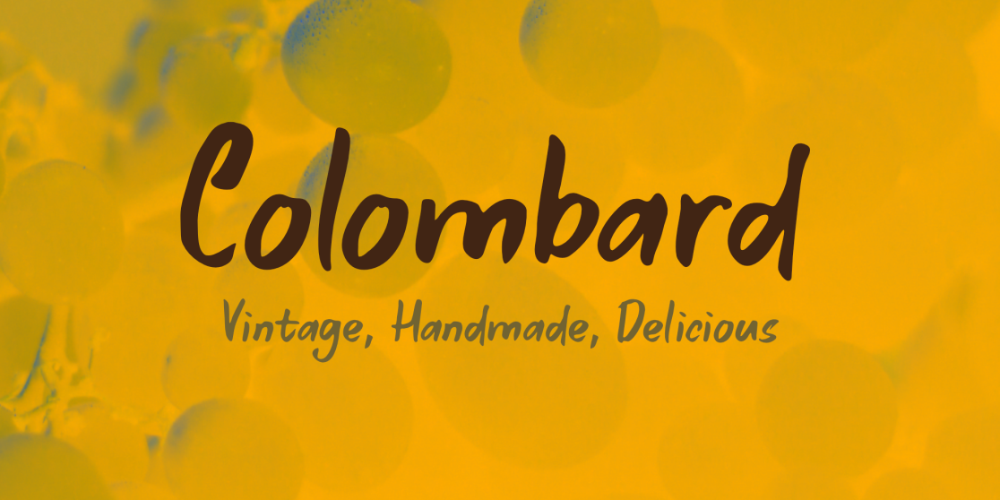 Colombard – Kitchen Table Type Foundry