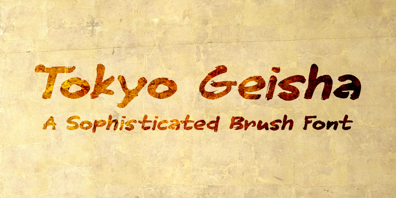 Tokyo Geisha – Kitchen Table Type Foundry