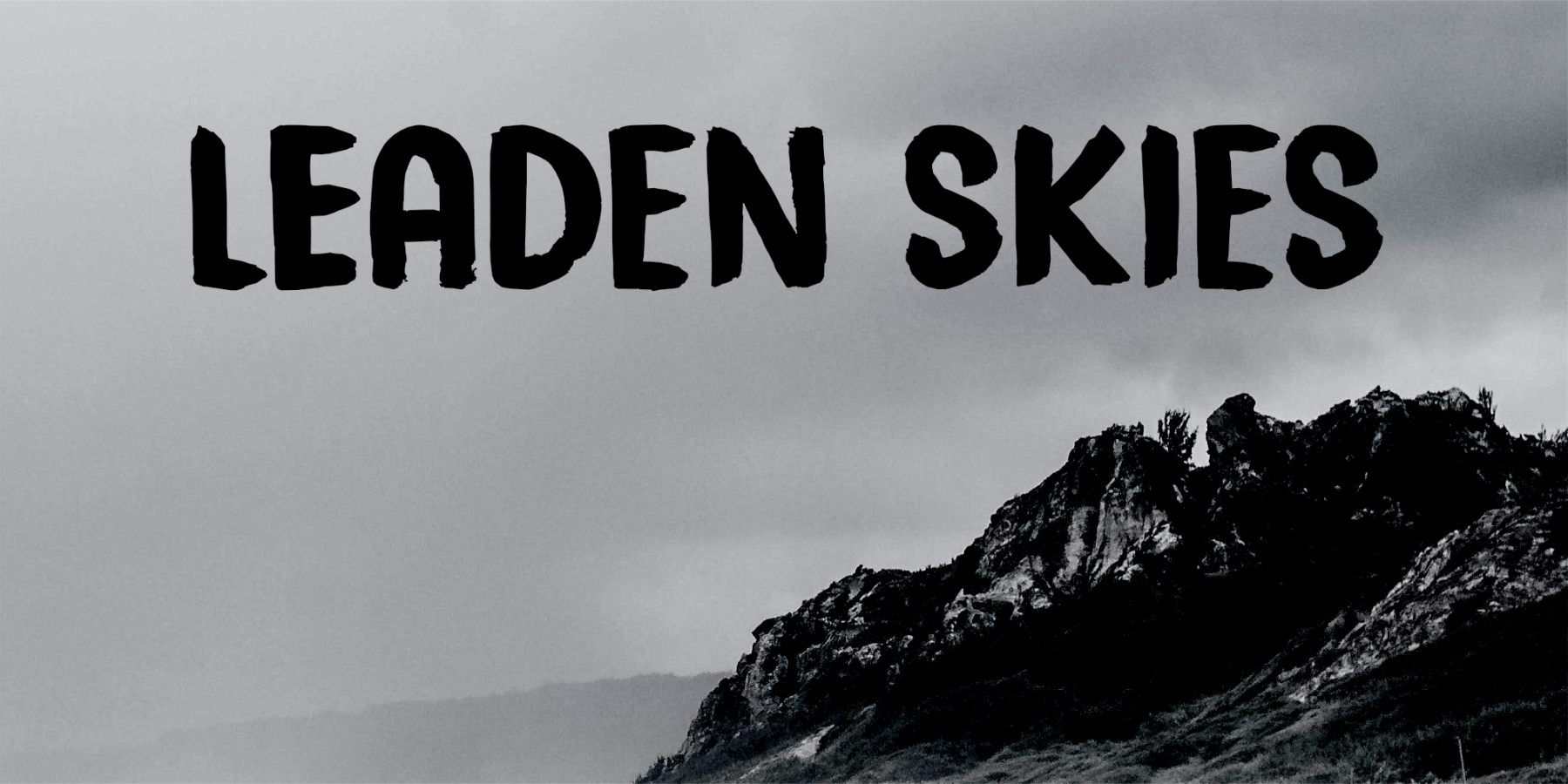 Leaden Skies – Kitchen Table Type Foundry