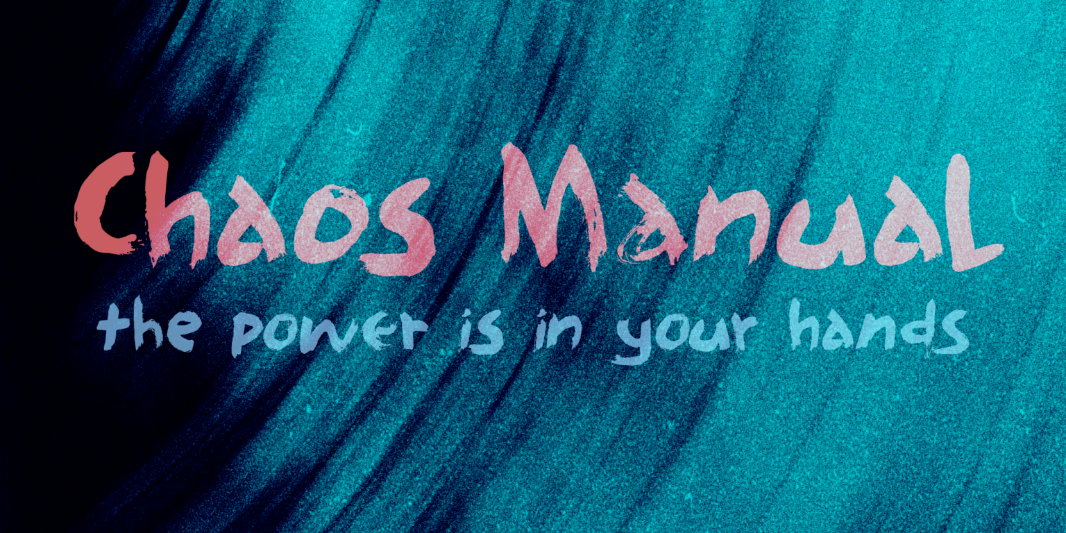 Chaos Manual – Kitchen Table Type Foundry